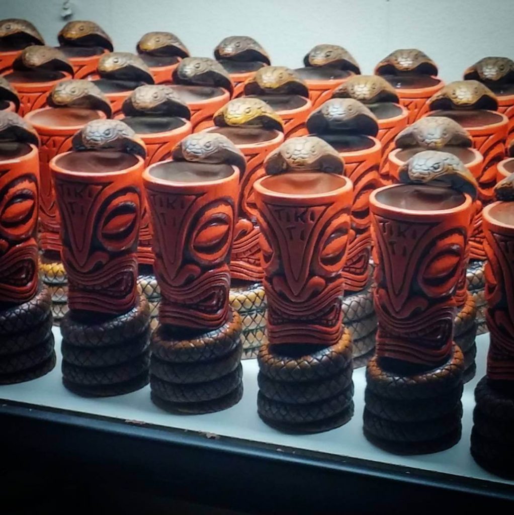 Tiki Ti Cobra Snake Mugs | Tiki Diablo